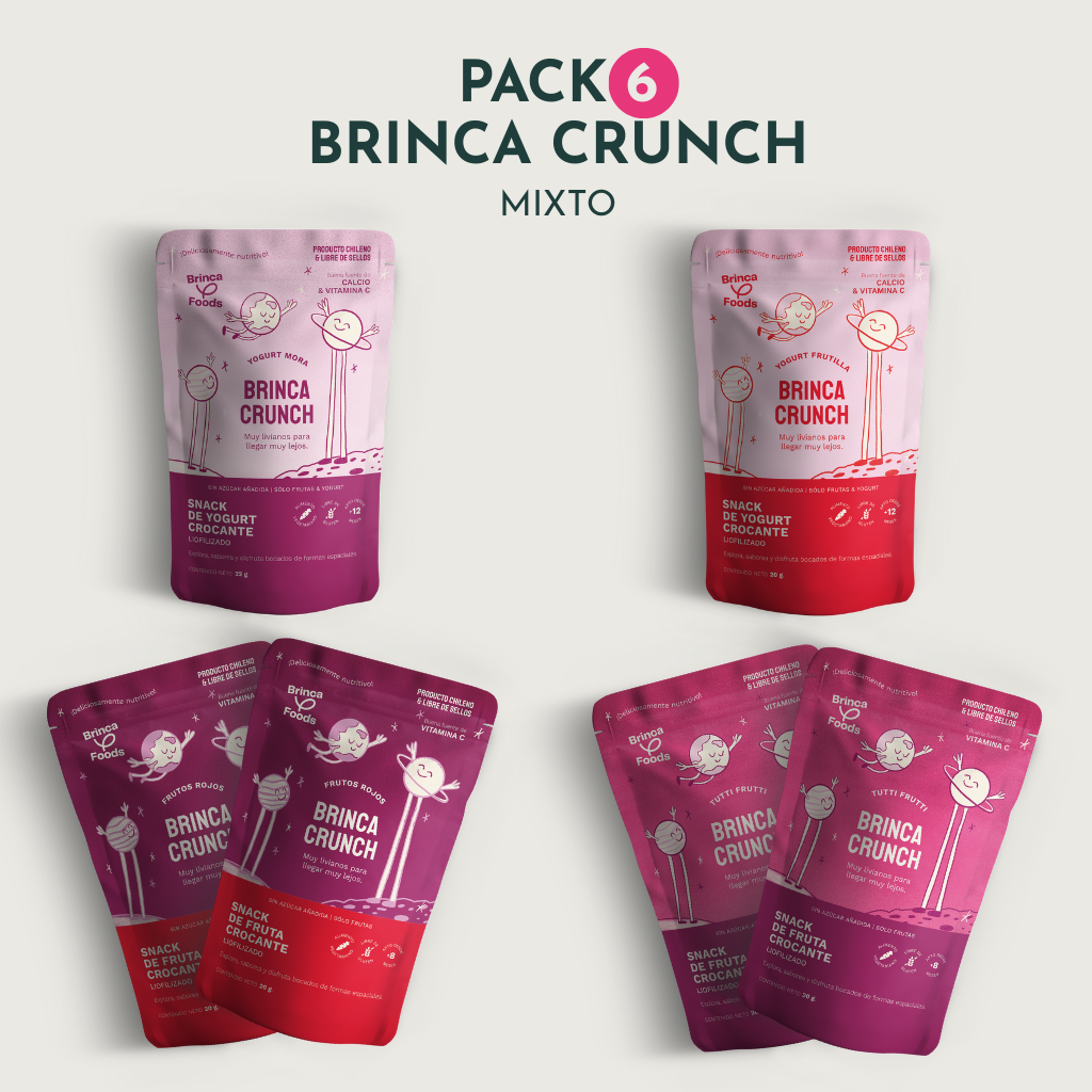 Pack 6 | Brinca Crunch | Mixto 1 – Brinca Foods