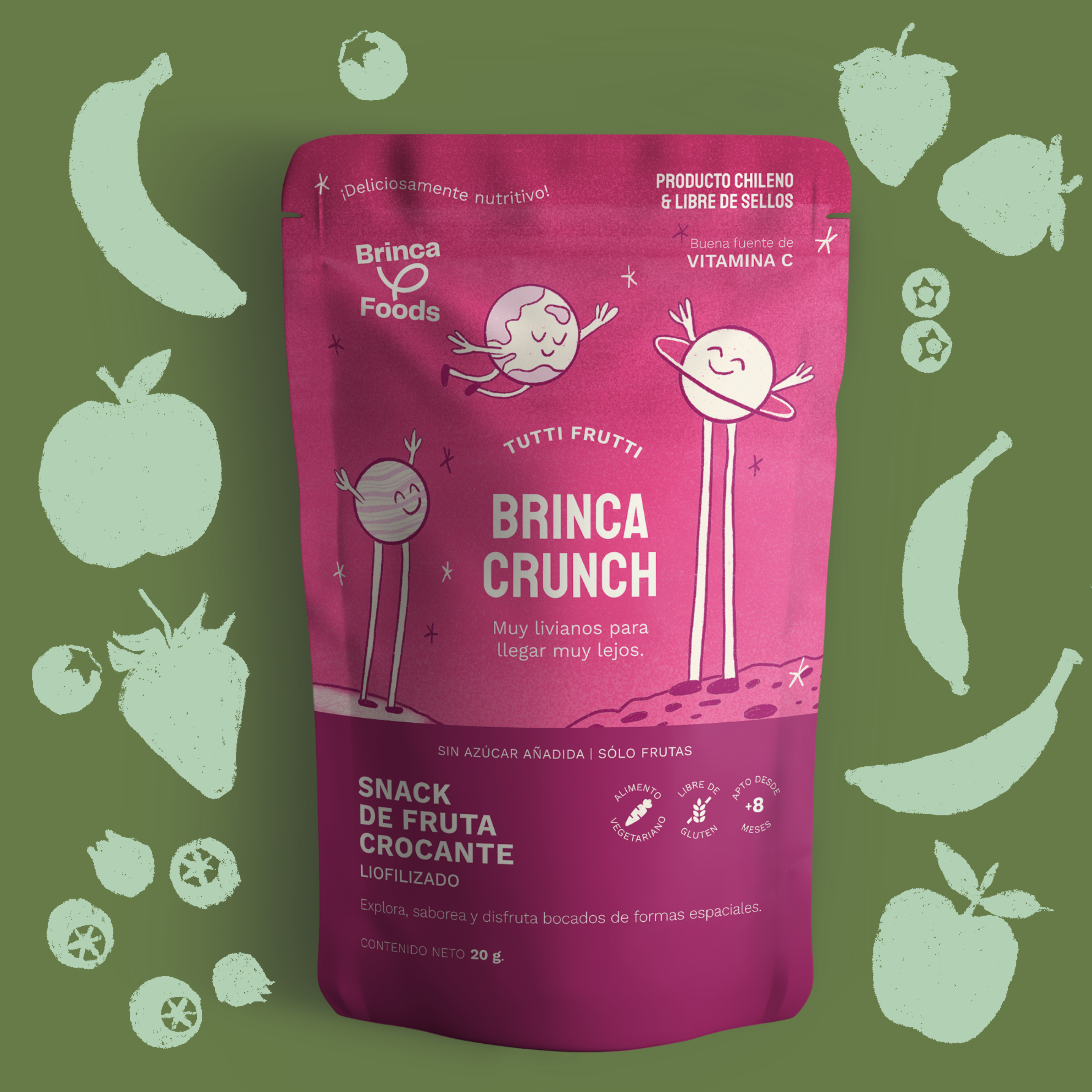 Brinca Crunch | Tutti Frutti – Brinca Foods